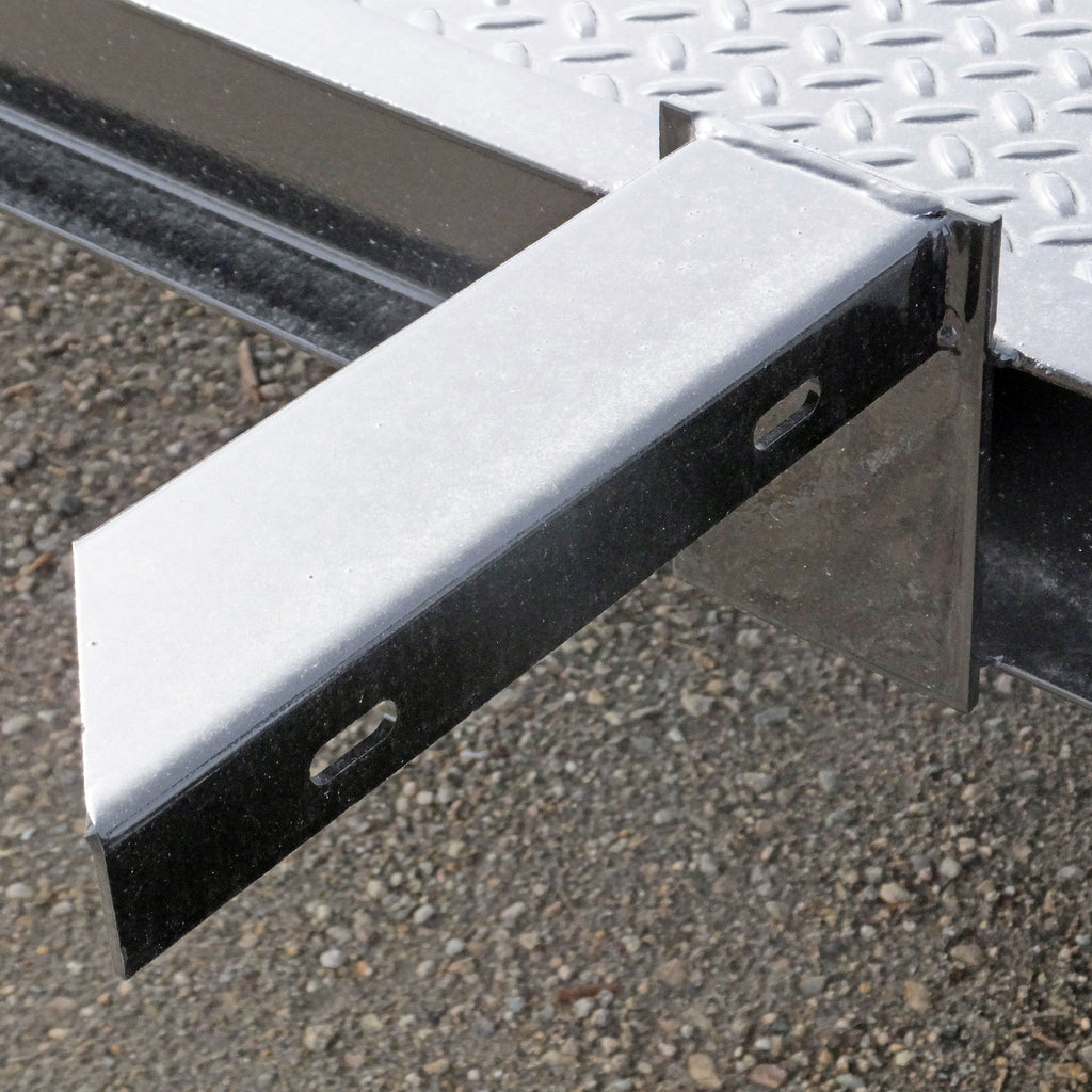 Weld on Fender Bracket for 11-3/8" X 45" Black Plastic Fenders - DF/PR ...