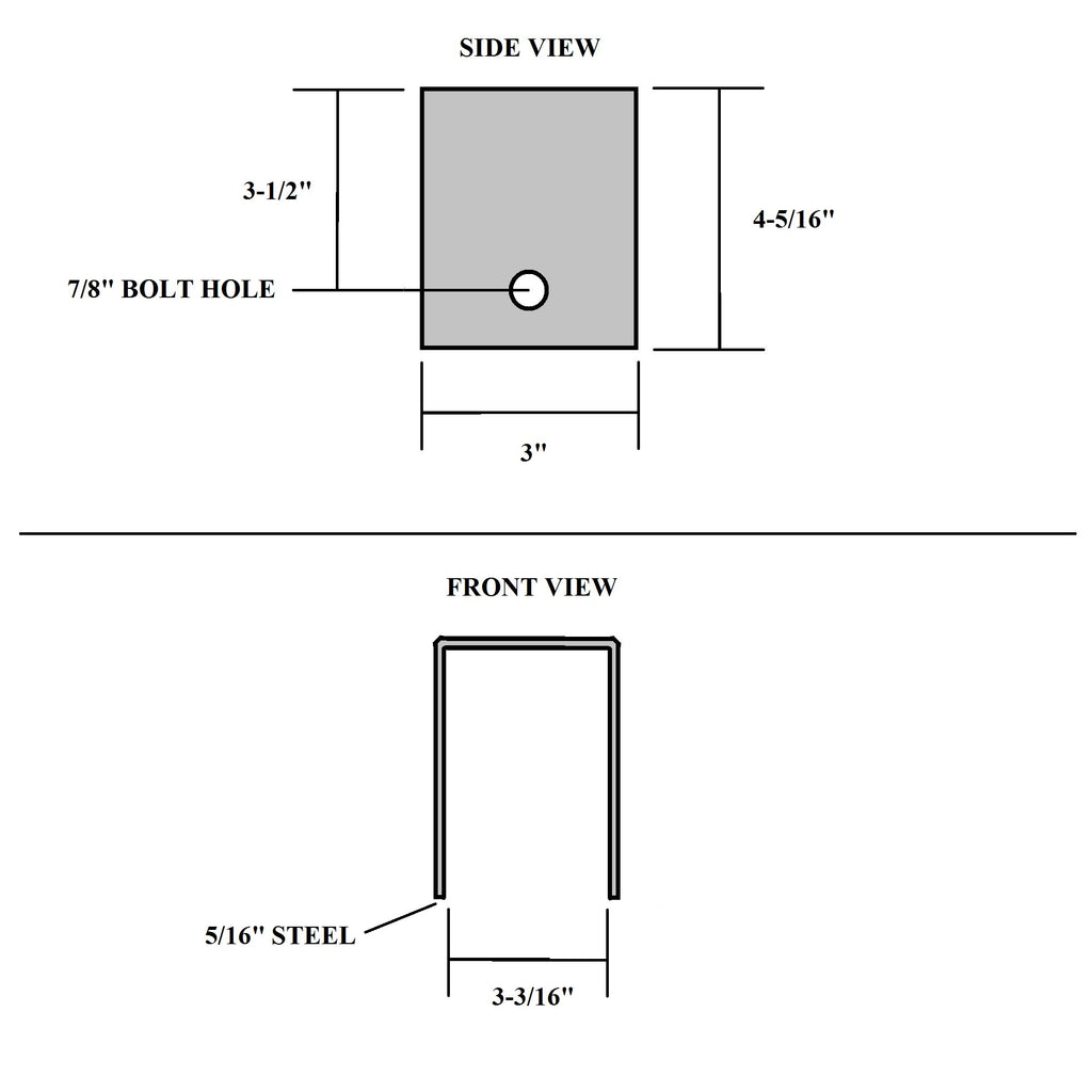 Spring Hanger, Center for 2" Wide Slipper Springs | www ...